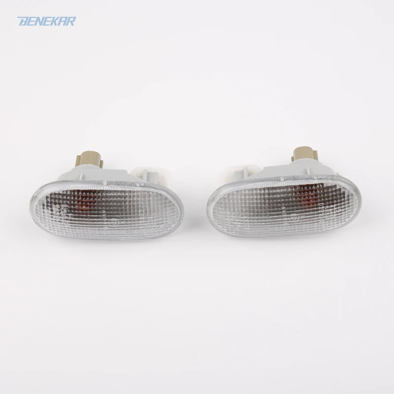 Benekar-Side-Fender-Clear-Lamp-Light-for-Mitsubishi-Pajero-Montero-MK2 ...