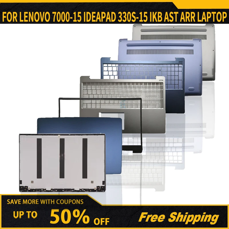 Baru untuk Lenovo Ideapad 330S 15 IKB AST Nami Laptop LCD Penutup Belakang Bezel Depan Palmrest ...