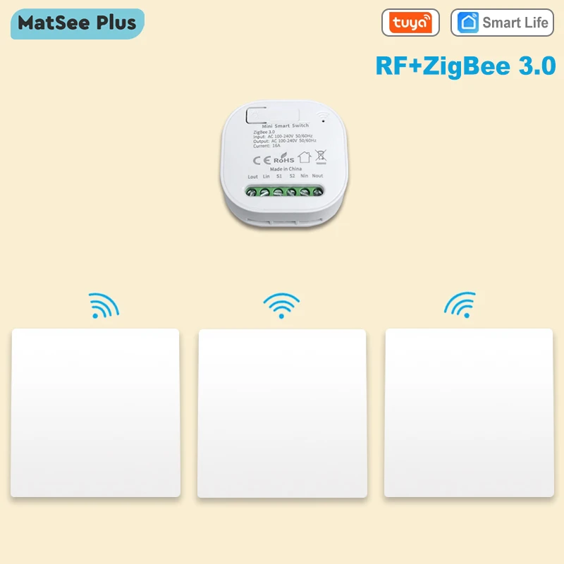 Tuya-Smart-ZigBee-Switch-Module-with-RF-433MHz-Self-Powered-Kinetic ...