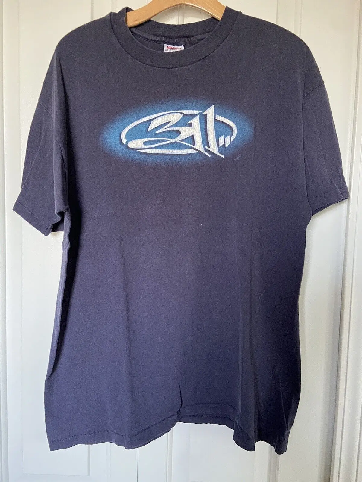 311-Three-Eleven-Vintage-Music-Alien-Head-1995-Blue-T-Shirt-Sz-XL-long ...