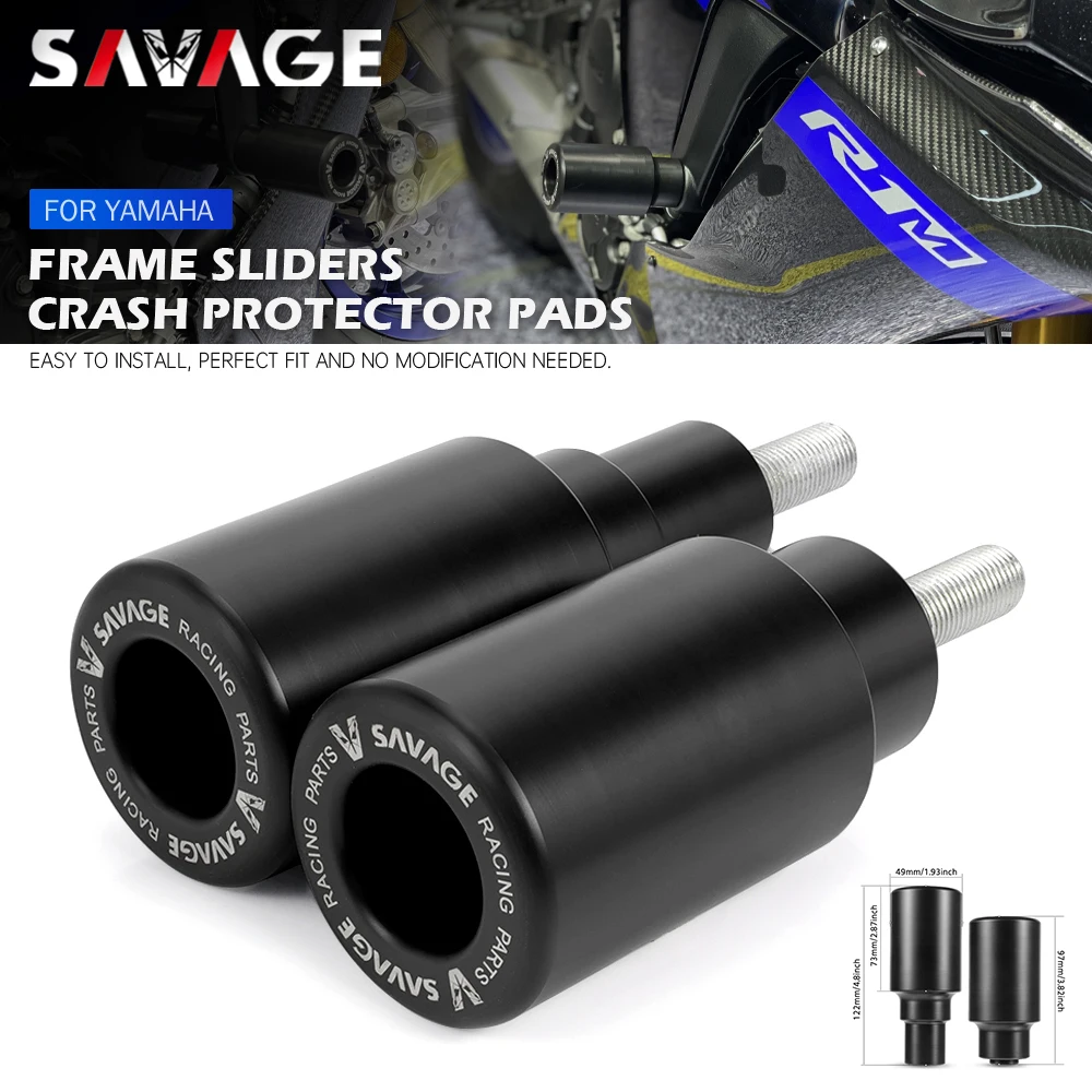 For Yamaha Mt10 Mt-10 Sp Yzf R1 R1m Frame Slider Crash Protector ...