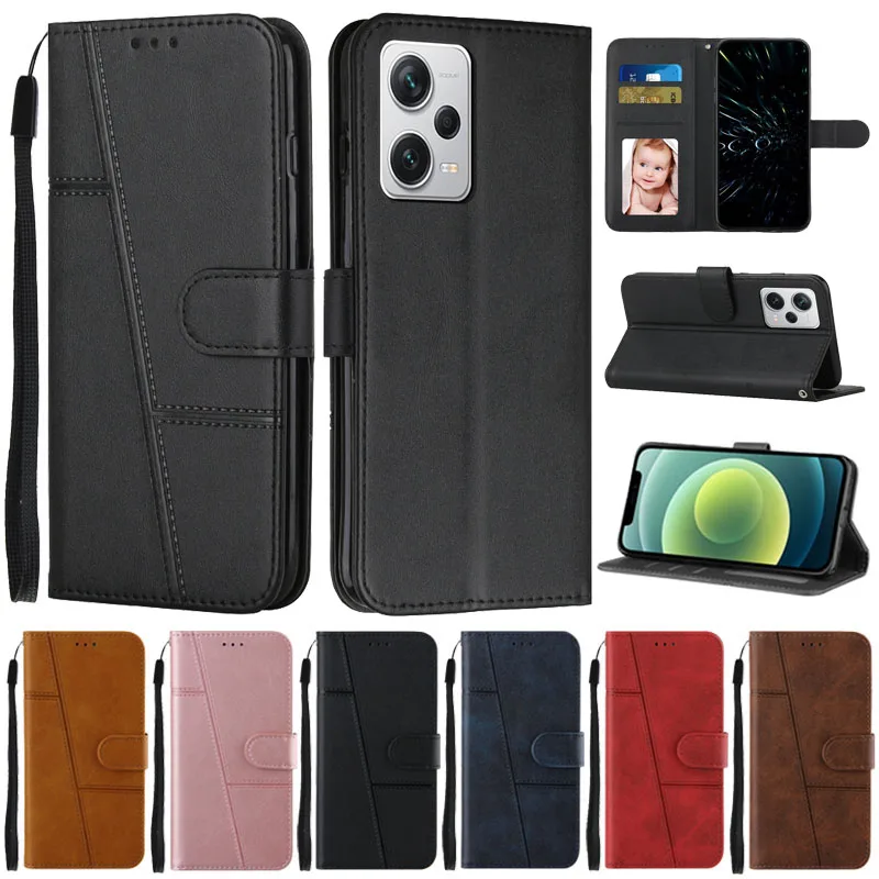 For-Xiaomi-Redmi-Note-12-Pro-Case-Flip-Wallet-Book-Cover-for-Capa-Xiomi ...