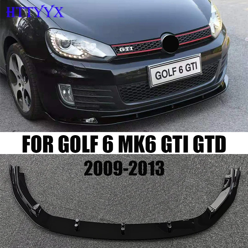 Car Front Bumper Splitter Lip Diffuser Body Kit Spoiler Guard Retrofit ...