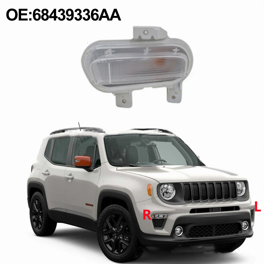 12V 6000K 68439336AA Front Left Daytime Driving Running Light DRL Fog ...