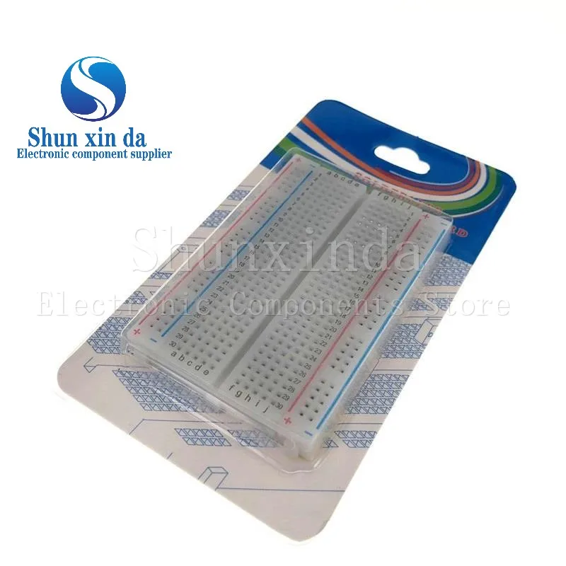 5PCS 8.5*5.5CM 400 Tie Points Solderless PCB Breadboard Mini Universal ...