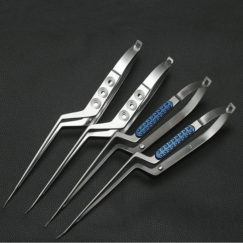 Stainless-steel-gun-shaped-scissors-tool-extracerebral-neurosurgery ...