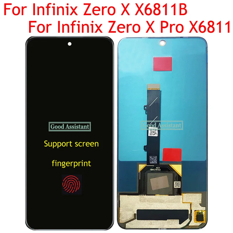 Original Amoled Black 6.67 Inch For Infinix Zero X X6811b / Zero X Pro ...