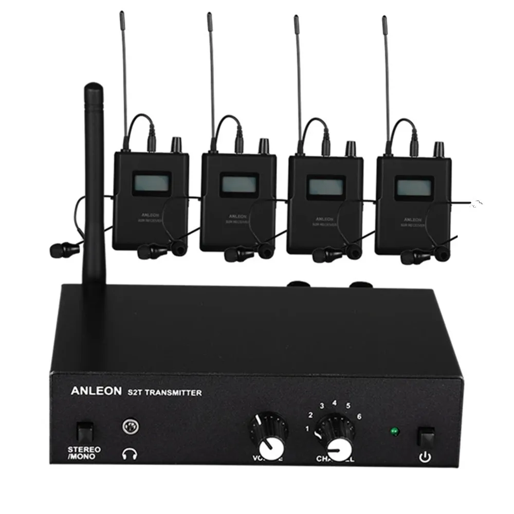 ANLEON S2-UHF Stereo Sistema de Monitor Sem Fio, 670-680MHZ, 4 Modelos ...