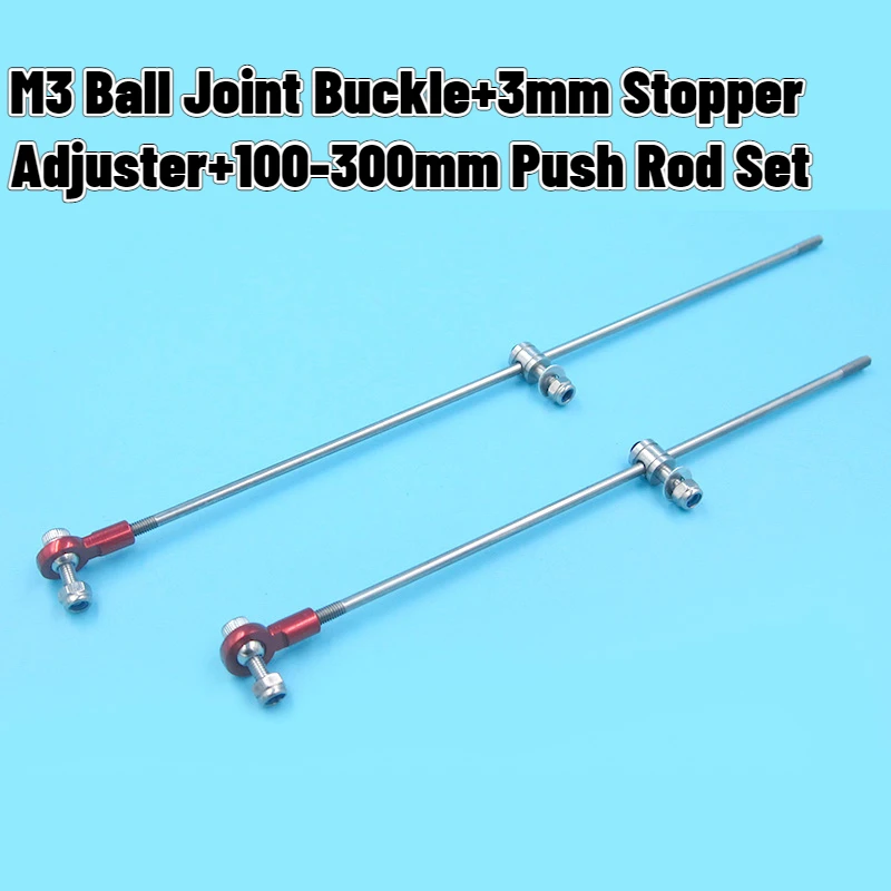 Model-Boat-Stainless-Steel-Rudder-Connection-Part-3mm-Servo-Linkage-Set ...