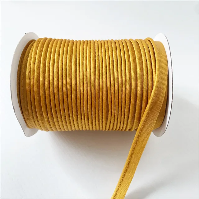 12mmX20Yards/Card Popular Colors Bias Piping Cord Satin Bias Tape ...