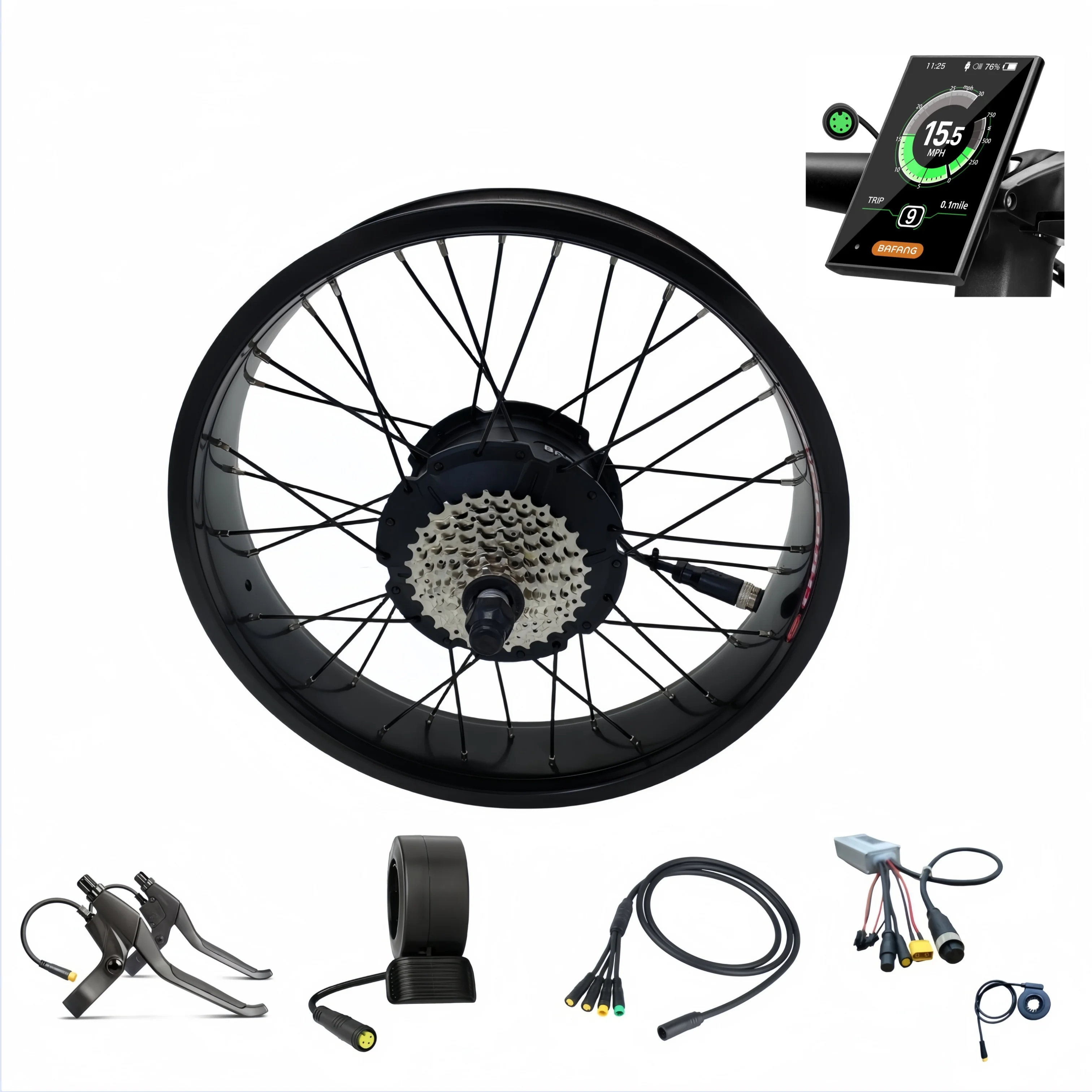 Bafang 48V 1000W 20/4.0/26*4.0 Inch wheel Conversion kits with G062 ...