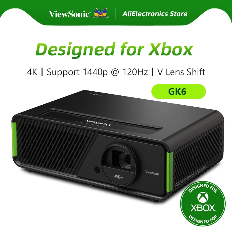 Viewsonic-4K-Projetor-GK6-0-65-DMD-3840x2160-projetado-para-Xbox-1440P ...