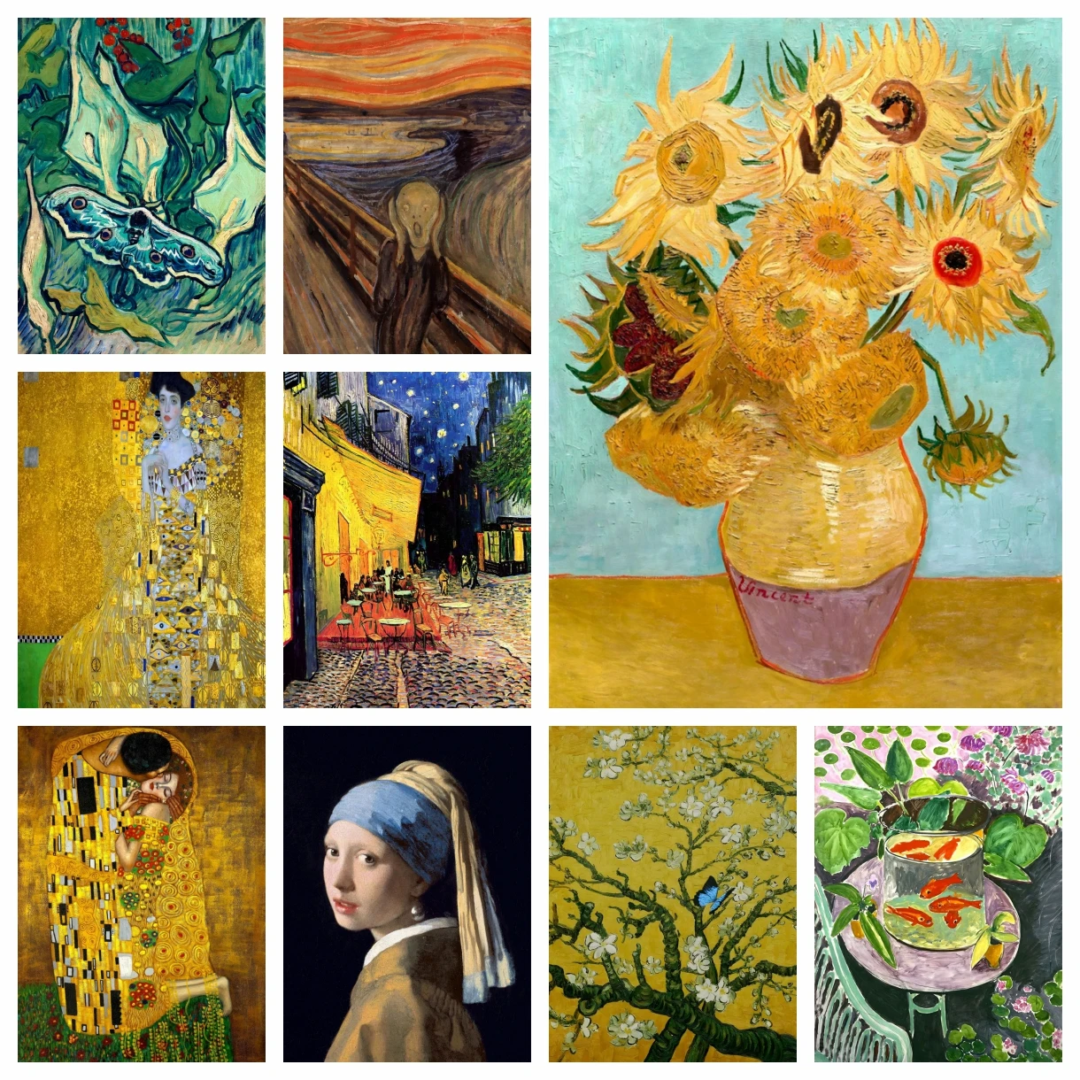 Famous Artist Salvador Dali,Van Gogh,Gustav Klimt Diamond Painting Kits ...
