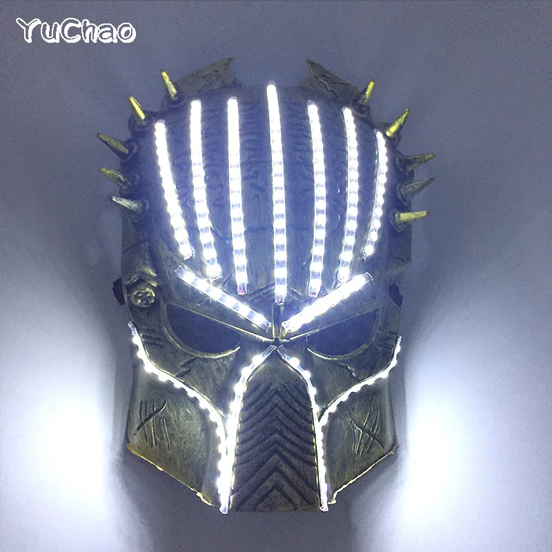 M-scara-de-depredador-para-Cosplay-m-scara-decorativa-para-Halloween ...