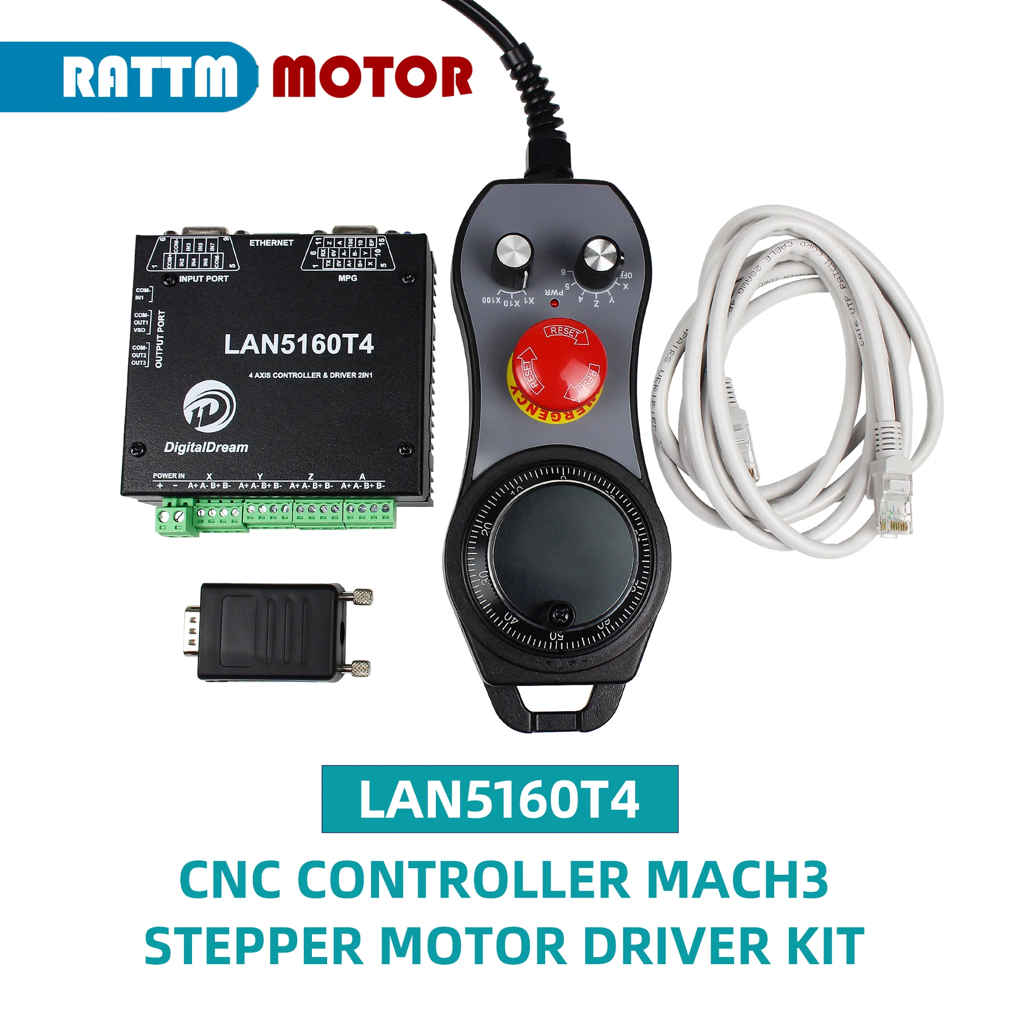 4-Axis-CNC-Motion-Digitaldream-MACH3-Ethernet-Controller-Driver-Kit ...