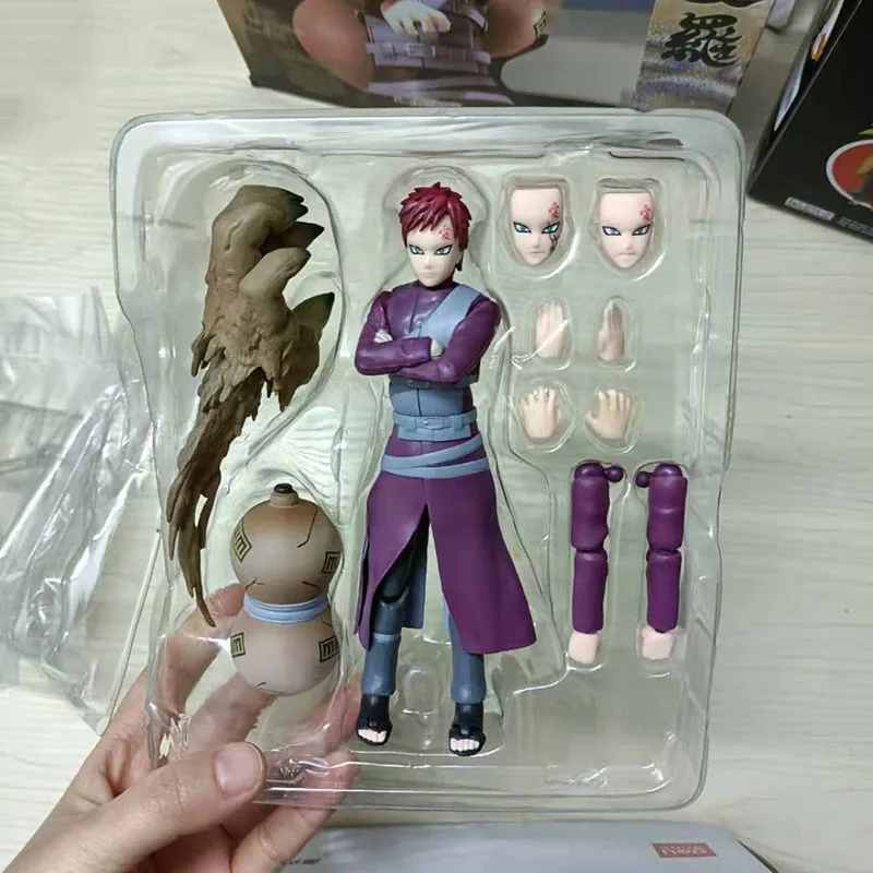 Naruto Gaara Shf Super Action Figure Model Anime Gaara Ninja Pvc Doll ...