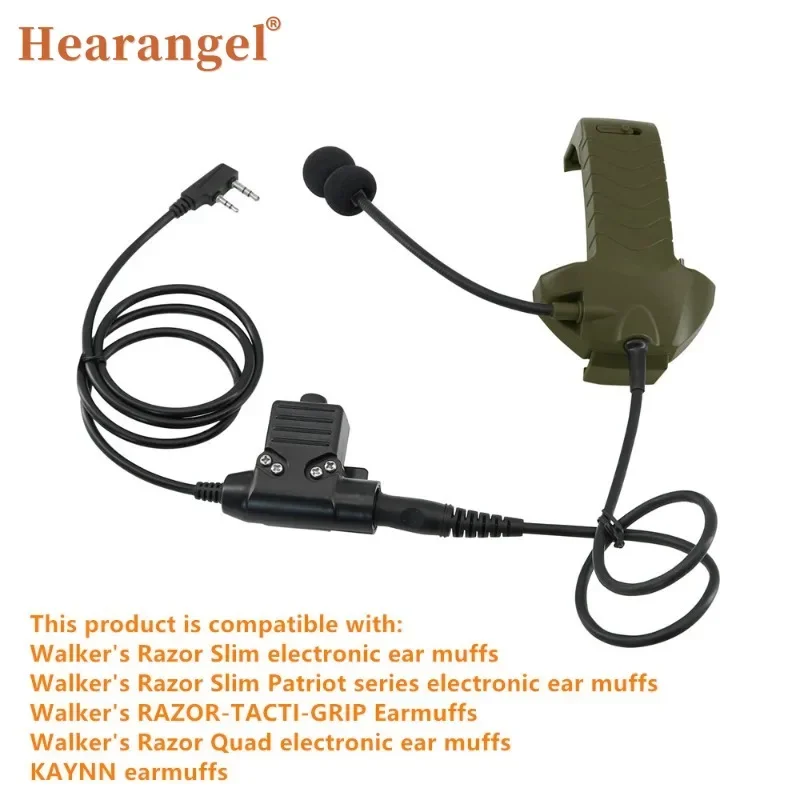 2024-External-Microphone-Kit-and-Ken-Plug-PTT-Tactical-Headset-Adapter ...