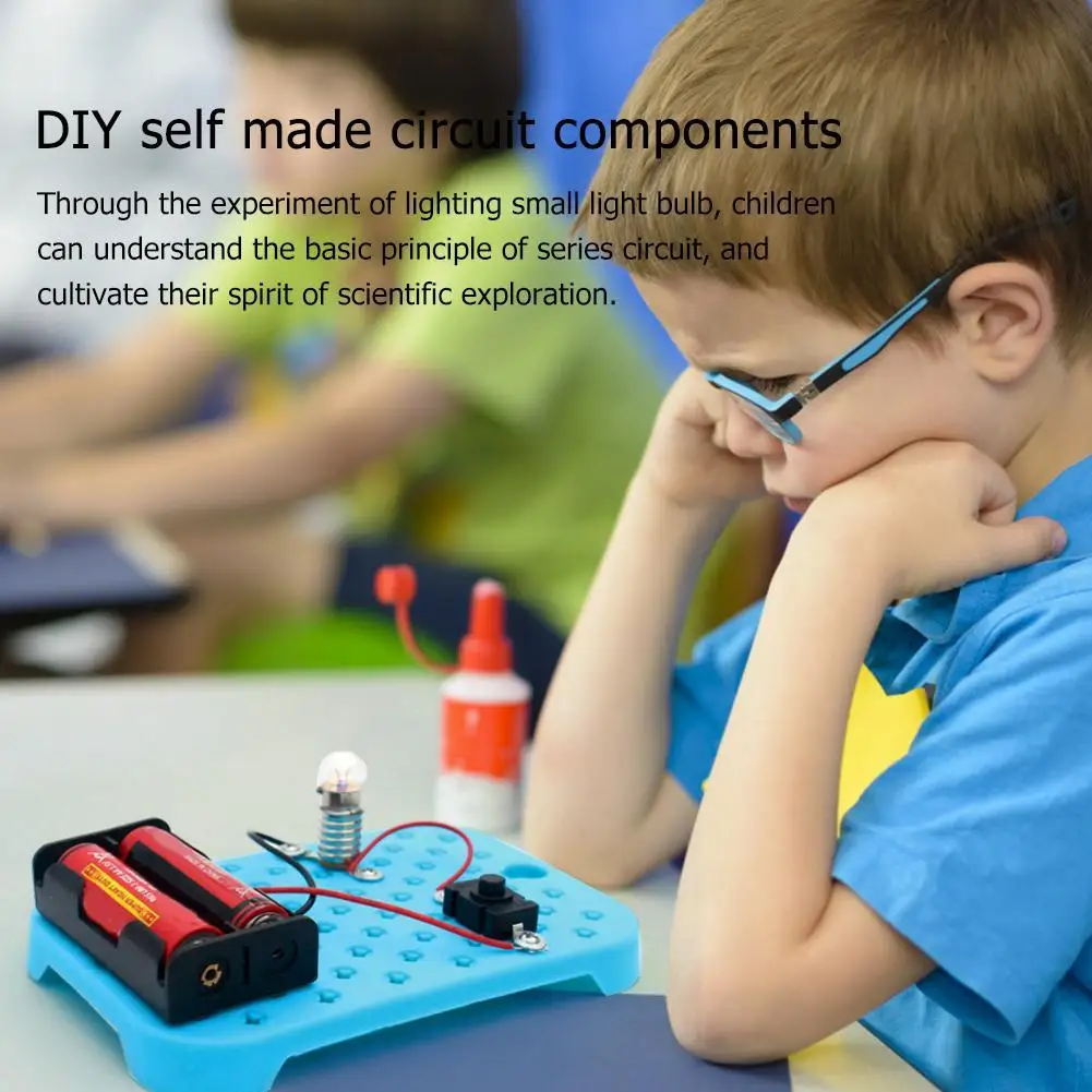 Student-Physical-Science-Experiments-DIY-Electric-Circuit-Kit-Children ...