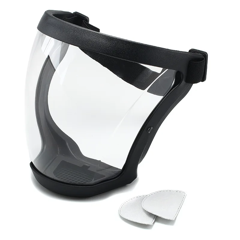 Transparent Full Face Shield Splash-proof WindProof Anti-fog Mask ...