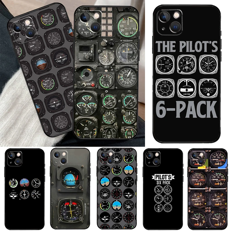 Aviation-Aeroplane-Pilot-Cockpit-Case-For-iPhone-13-12-Mini-11-14-Pro ...
