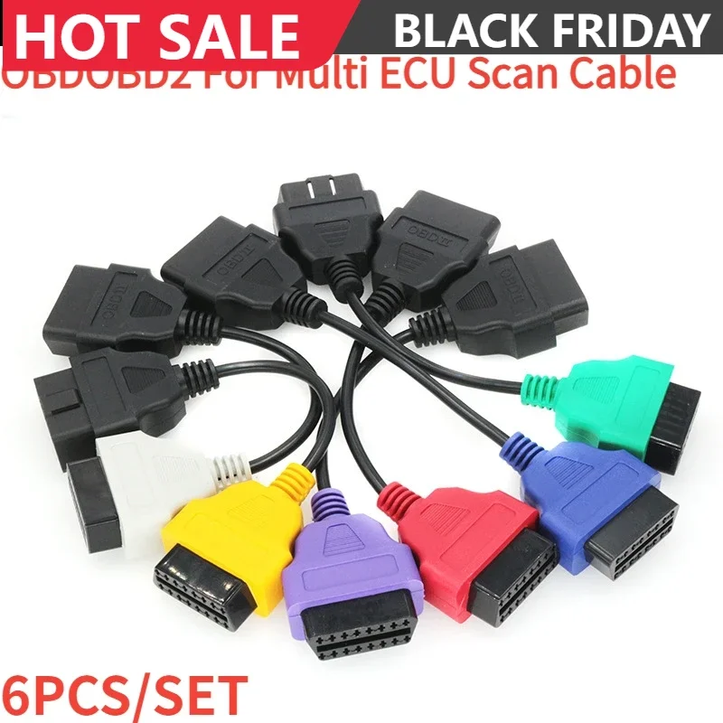 6-P-s-set-Mais-Recente-Conector-Scanner-de-Carro-OBD2-MultiECUScan-Cabo ...