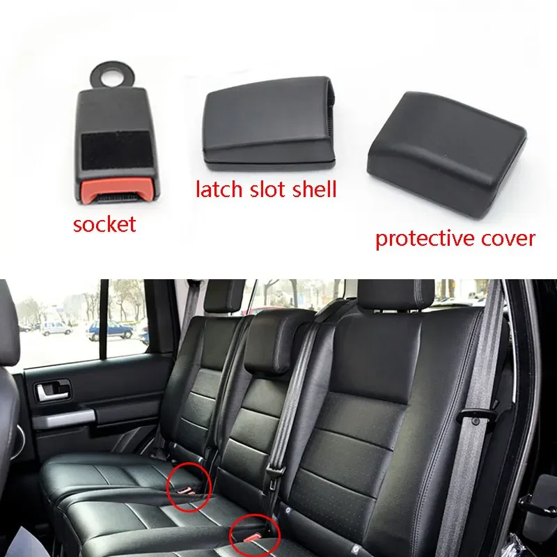 Car-Rear-Seat-Safety-Belt-Buckle-Socket-Shell-Pin-Latch-Slot-For-Land ...