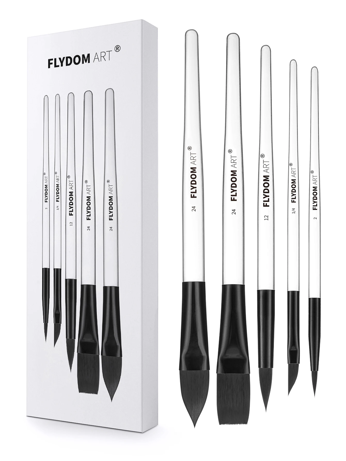 Professional Watercolor Brushes Set Artist Brushes Synthetic Squirrel ...