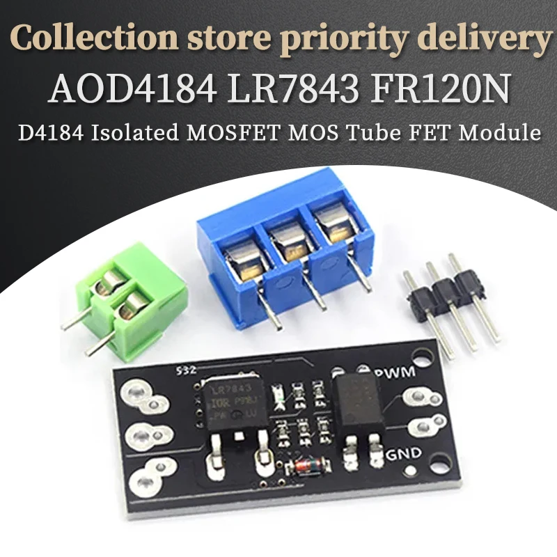 FR120N-LR7843-AOD4184-D4184-Isolated-MOSFET-MOS-Tube-FET-Module ...