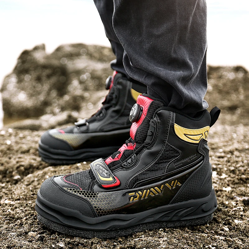 Men-s-Rock-fishing-shoes-Fishing-Wading-Boot-Fishing-waterproof-boots ...
