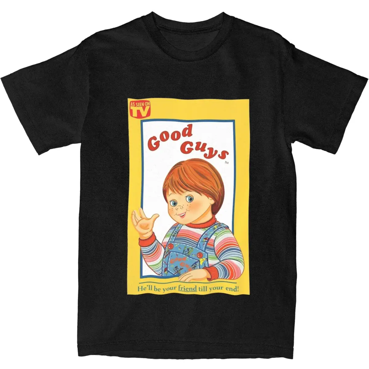 Good Guys Chucky Men Women's T Shirt Horror Movie Apparel Vintage Tees ...