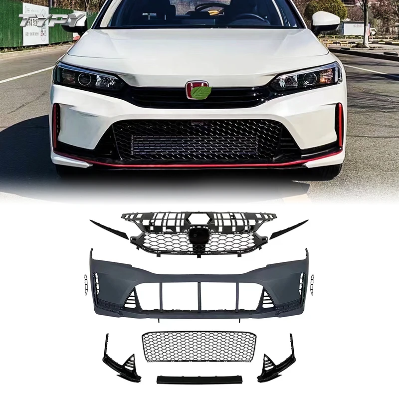 Car-Bodykit-change-Type-r-Style-Front-Bumper-Rear-Bumper-Sideskirts ...