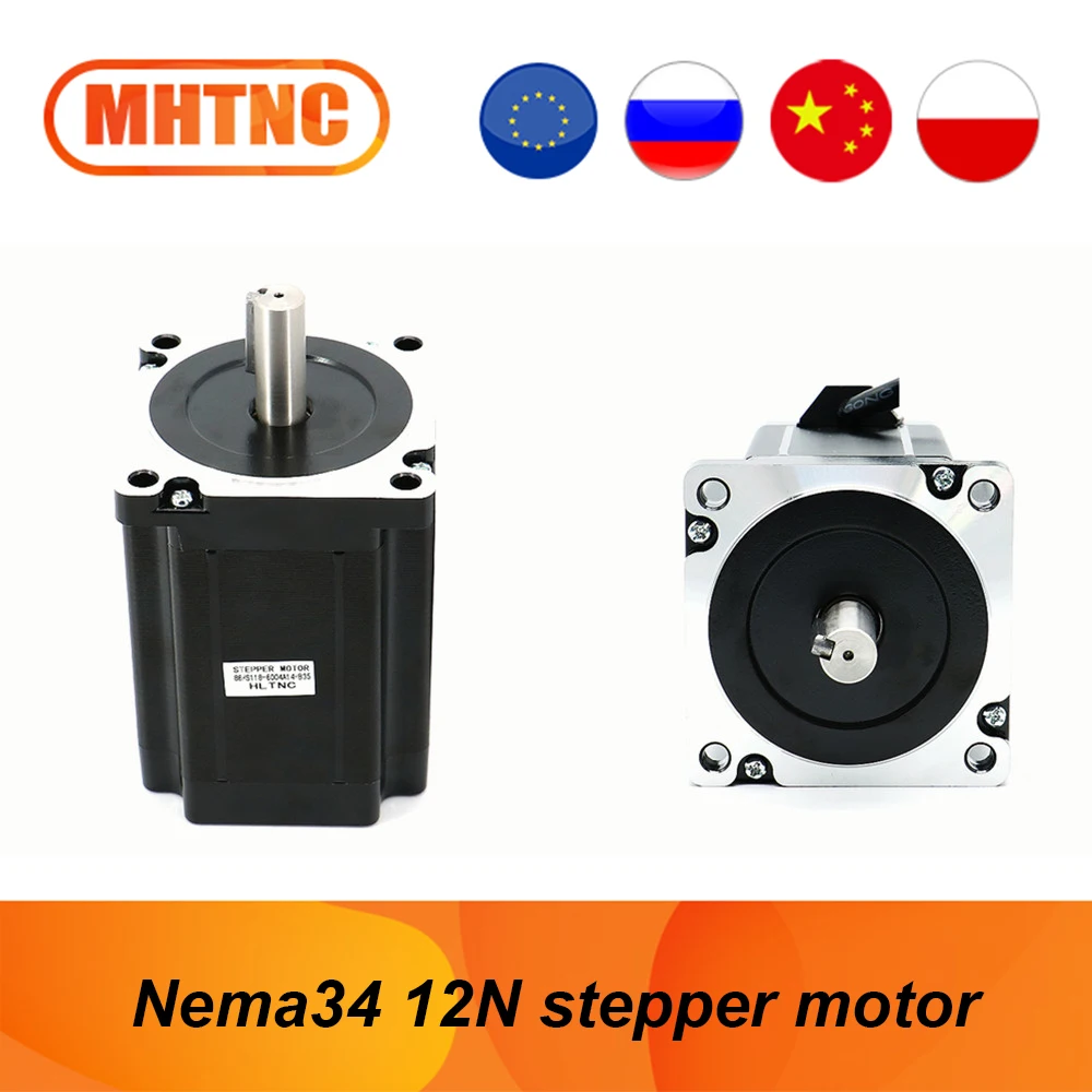 Nema34 Open Loop Stepper Motor 86hs156-6204a14 Motor Length：156mm ...