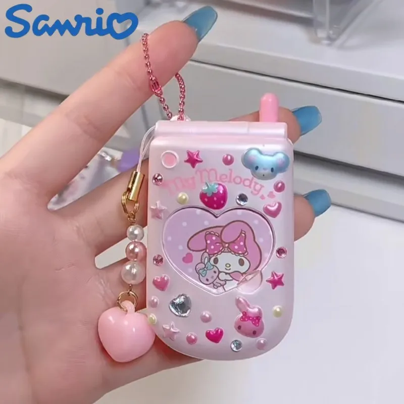 Sanrio Flip Phone Model Hello Kitty Kuromi My Lady Diy Sticker Toy ...