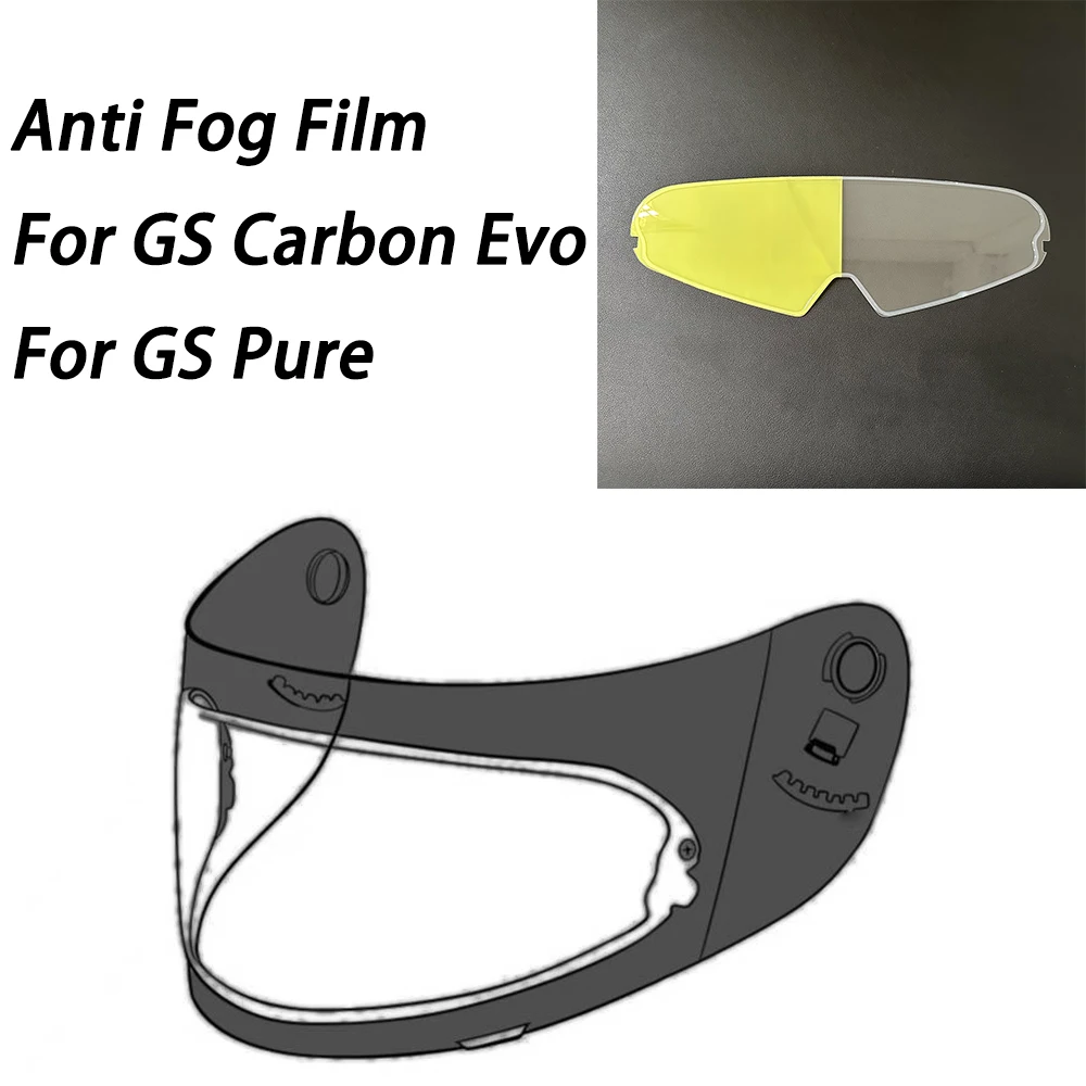 Visor Anti Fog Film Fit for BMW GS Pure & GS Carbon Evo Helmet Face ...