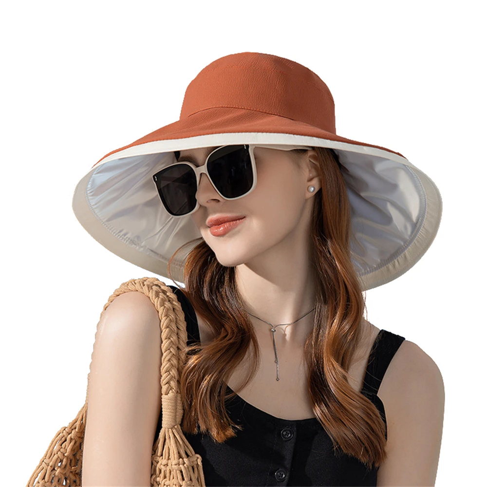 Women-Summer-Folding-Bucket-Hat-for-Beach-Holiday-Lady-Spring-Bowler ...