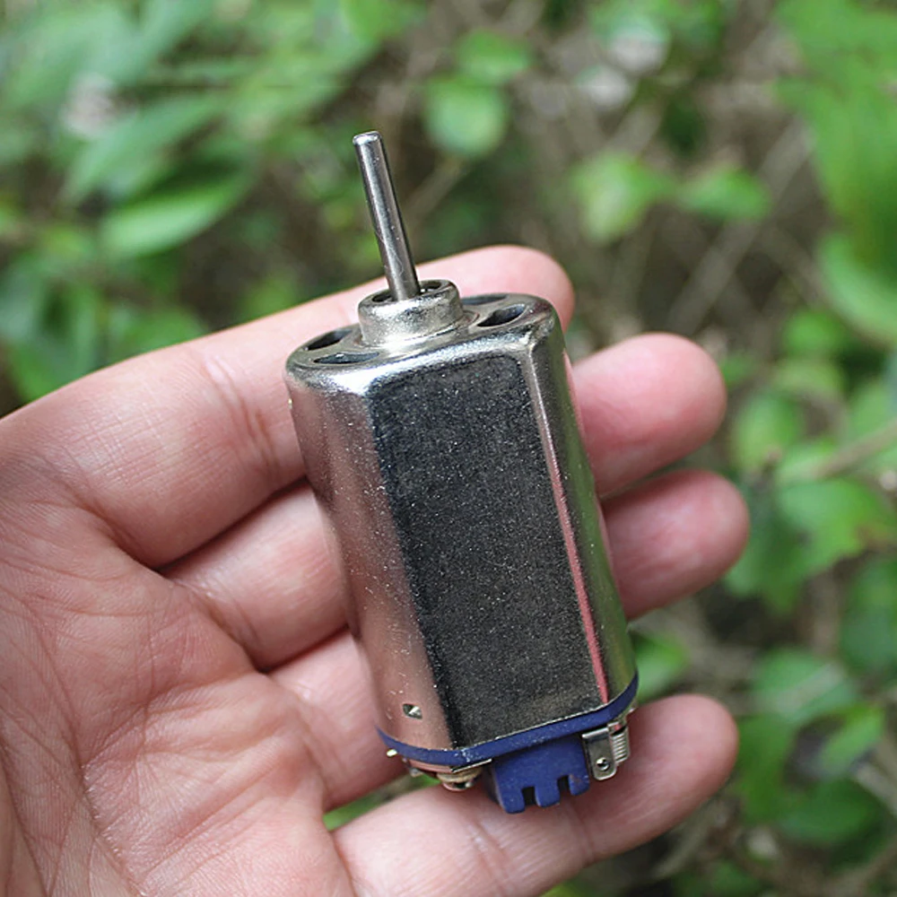Mini-Motor-el-ctrico-de-CC-480-Motor-de-eje-largo-de-17-4mm-rodamiento ...