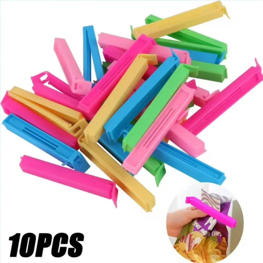 1~10PCS Food Sealing Clip Plastic Bag Closing Clip Moisture-proof Fresh ...