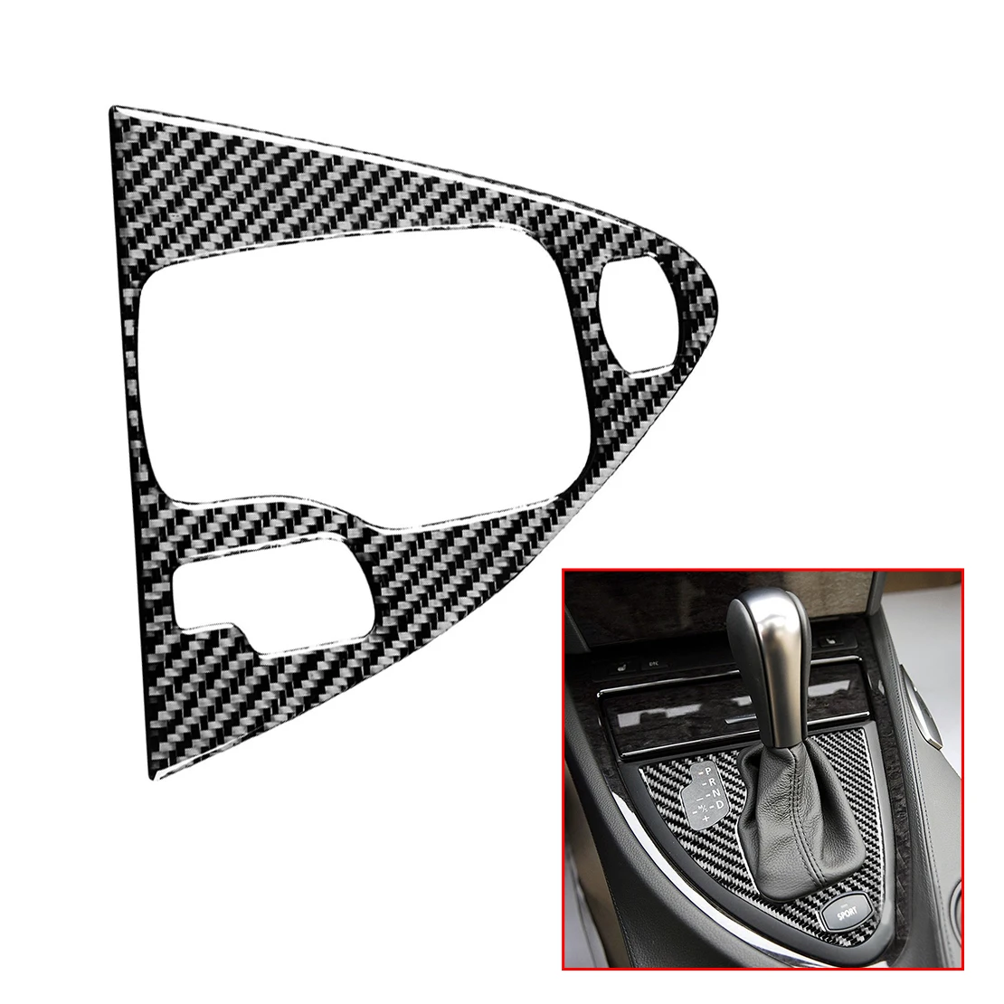 Automatic Gear Shift Cover Trim Fit For BMW 650i 645Ci E63 E64 M6 2006 ...