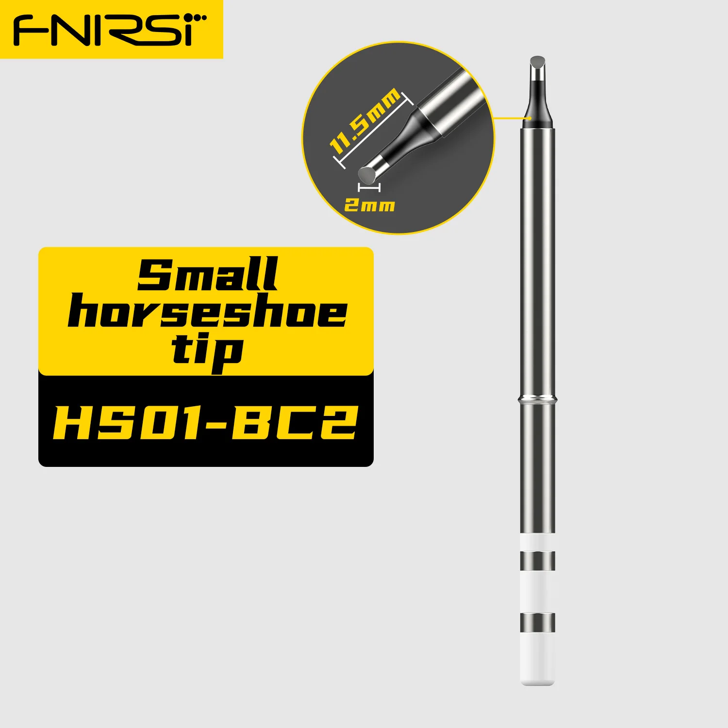 FNIRSI HS-01 Soldering Iron Tip Kit HS01-BC2 B2 ILS KR K65 BC3 Lead ...