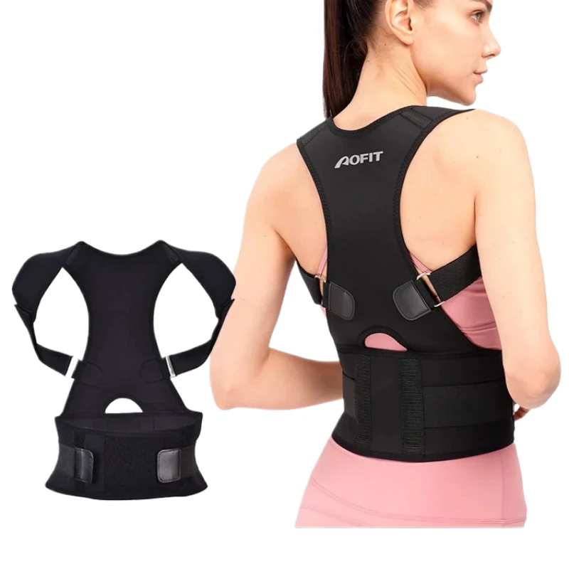AOFIT-Adjustable-Back-Posture-Corrector-Corset-Back-Brace-Band ...