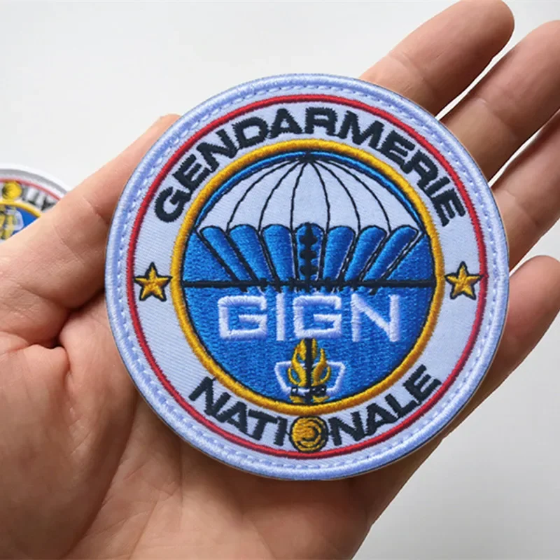 French-Embroidery-Tactical-Patches-Outdoor-Badge-Armband-Clothing-Patch ...