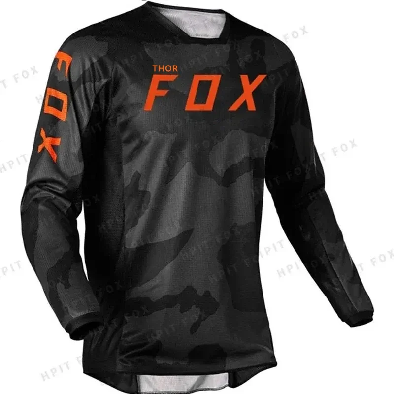 Ropa-Deportiva-de-Motocross-para-hombre-camisetas-de-carreras-Bik-Fox ...