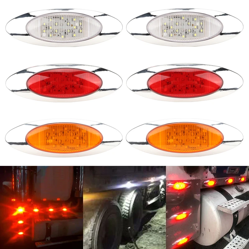 1PCS 16 LED Clearance Light for Truck Lorry Caravan Trailer LED Side ...