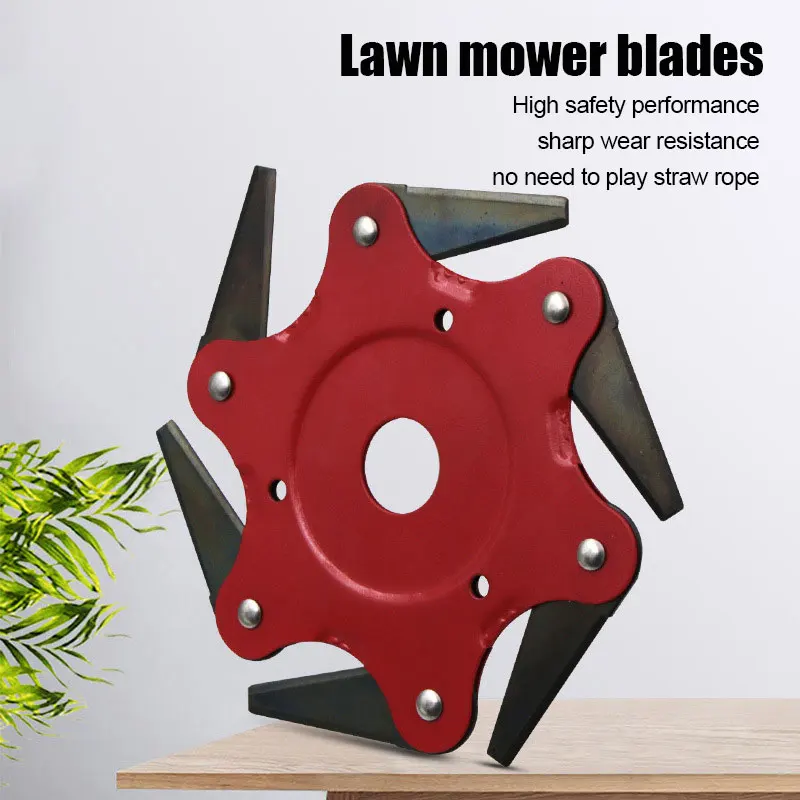 Mower-Blades-Weeding-Cutter-Head-Trimmer-Head-Gold-Tooth-Six-Blade ...