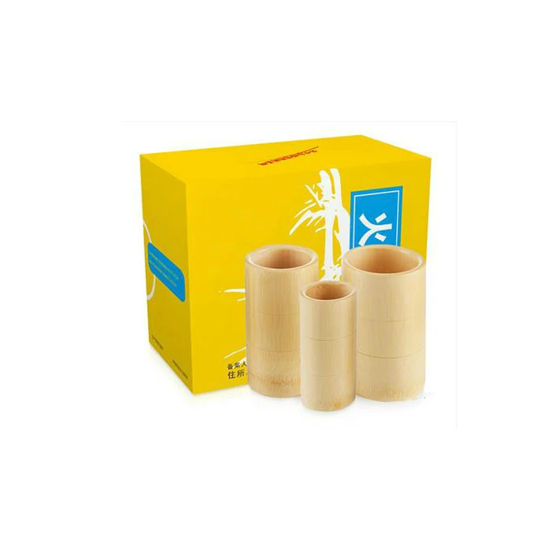 Lattine-di-bamb-naturali-grandi-apparecchi-di-coppettazione-di-bamb-in ...