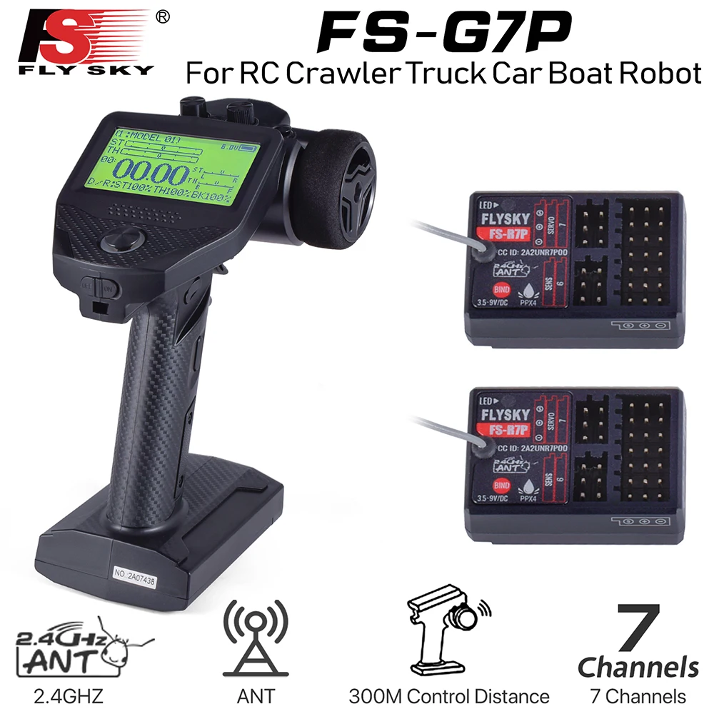 Flysky-G7P-RC-Transmitter-and-Receiver-R7P-FS-R7P-7CH-2-4Ghz-Remote ...