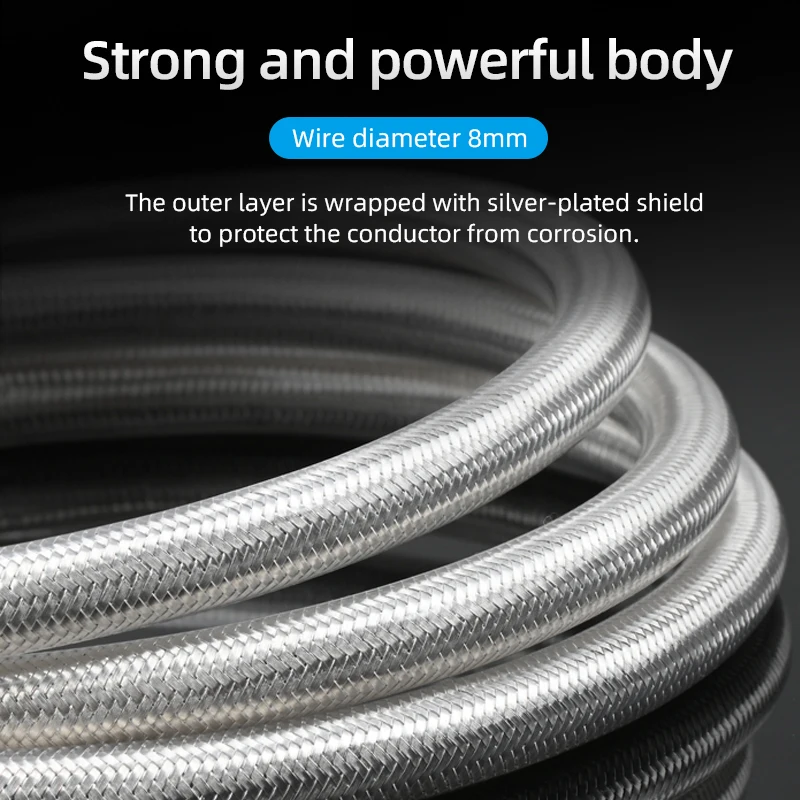HiFi XLR Audio Cable Supreme Reference 7N OCC Silver mixed 2XLR Balance ...