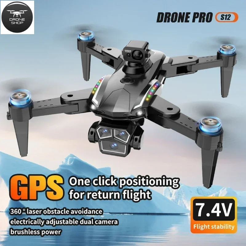 2024-New-S12-Drone-GPS-Brushless-Obstacle-Avoidance-8k-HD-Camera-Drones ...