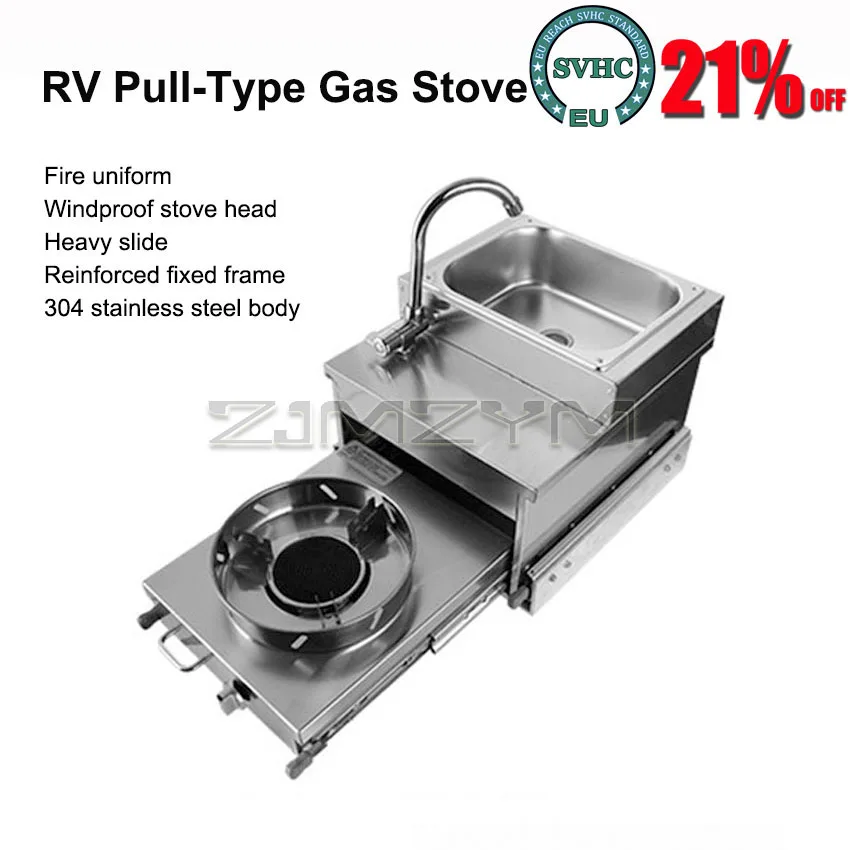 RV-Stainless-Steel-Gas-Stove-Pull-out-Slide-Out-Kitchen-For-Camper ...
