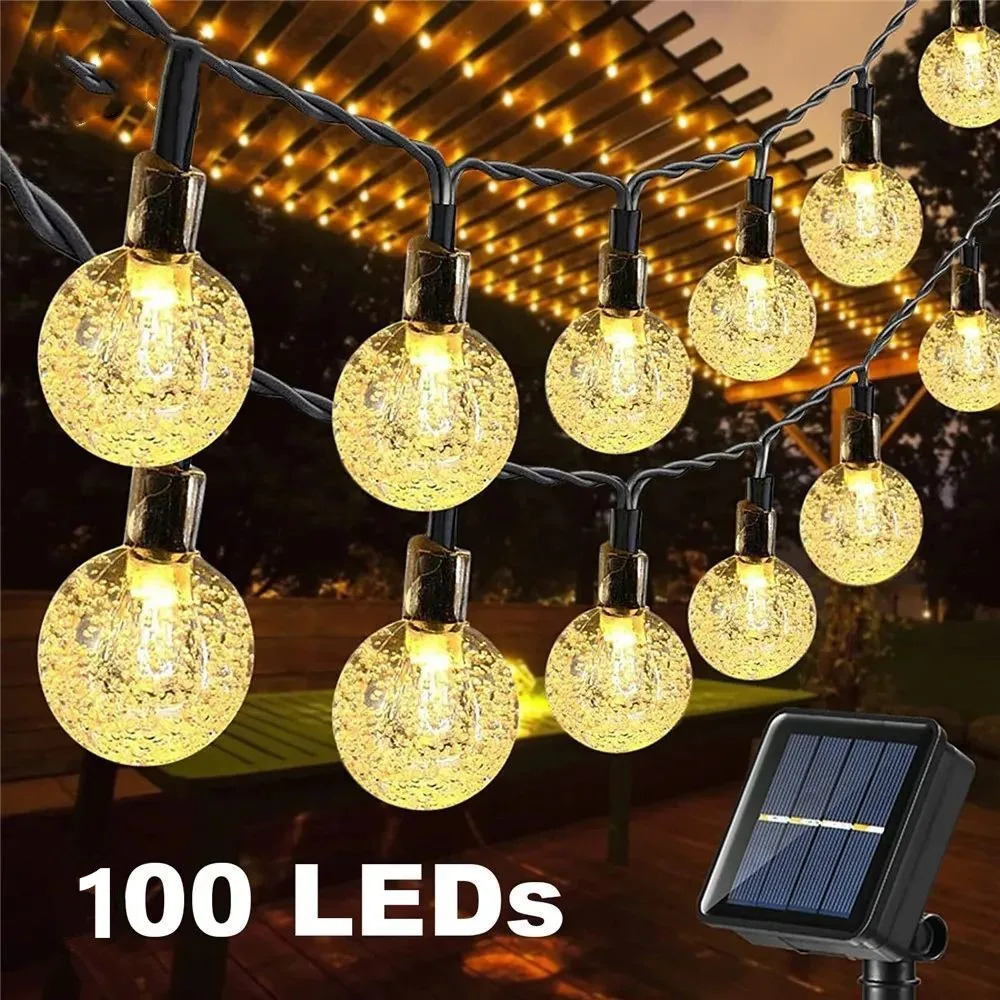 8-Modes-Solar-Light-Crystal-Ball-5M-7M-12M-LED-String-Lights-Fairy ...